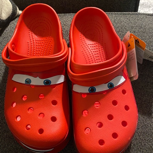 CROCS | Shoes | Lightning Mcqueen Crocs New Lightning Mcqueen Crocs Size Men Dont Light Up 52 ...